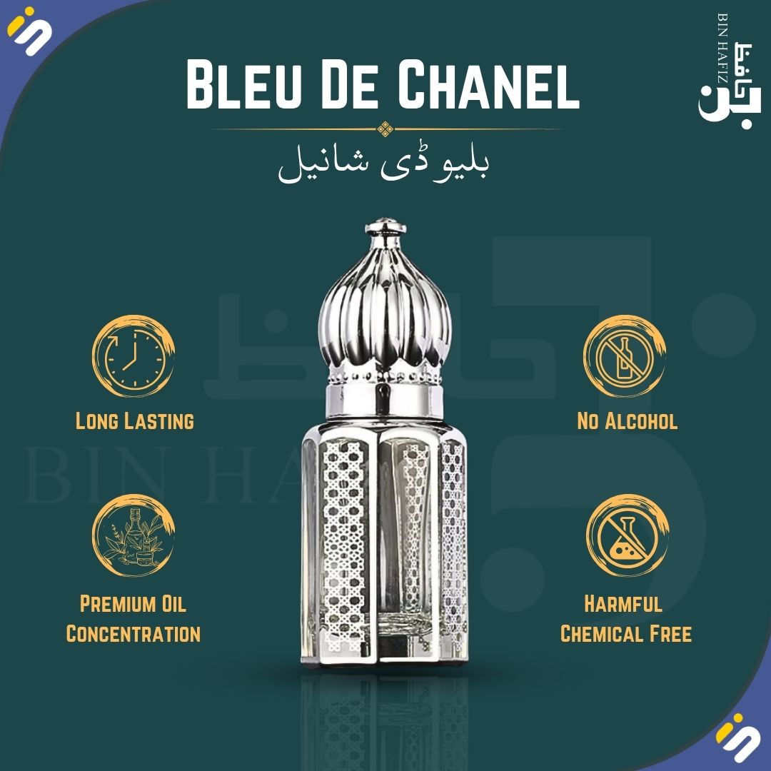 Bin Hafiz Bleu de Chanel Perfume Oil – Premium Non-Alcoholic Attar