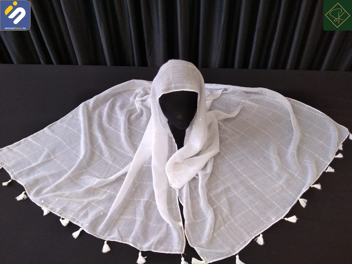 SK IMPORTED FANCY VISCOSE HIJAB, STALLER DUPATTA, SCARF PRINTED DESIGN