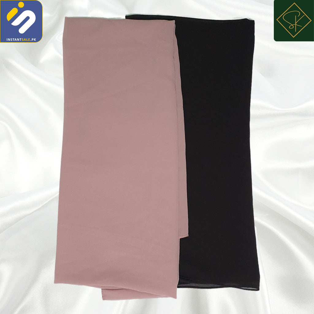SK IMPORTED PLAIN CHIFFON SCARF, HIJAB, STALLER, DUPATTA, SCARVES, SK1 ...